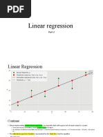 Linear Regression Cheat Sheet | PDF