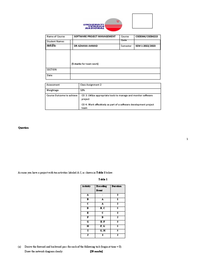 Class Assignment 2 | PDF | Computing | Software Engineering
