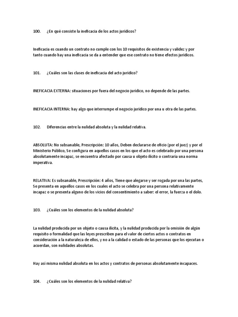 50 Preguntas de Teoría de Las Obligaciones | PDF | Daños y perjuicios ...