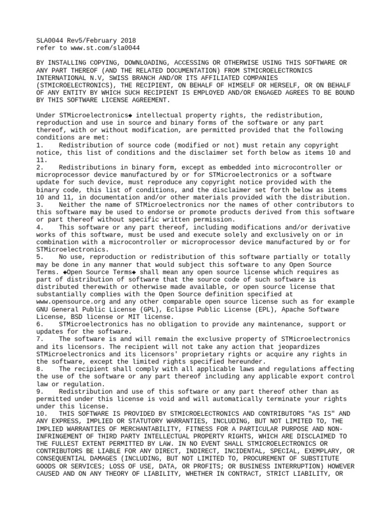 SLA0044 | PDF | License | Freedom Of Expression Law