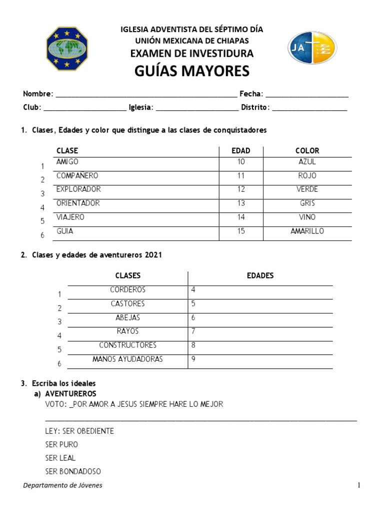 Examen Guia Mayor Contestado | PDF | Nudo