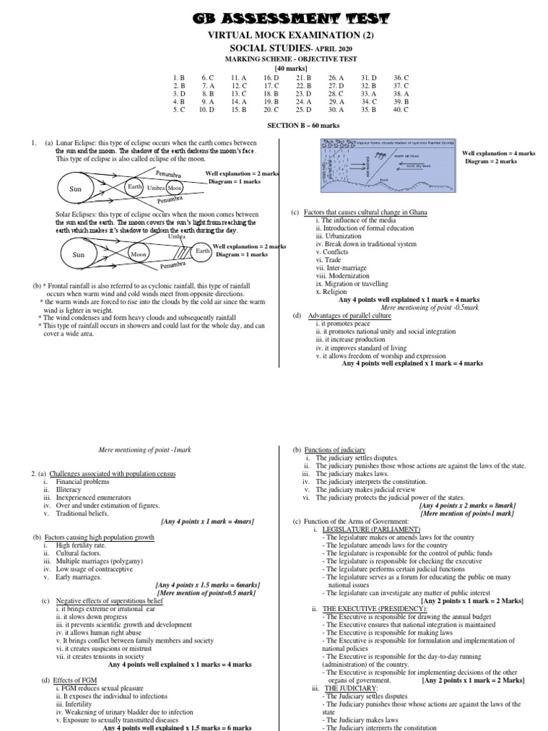 GBAT V MOCK (2) Social Scheme | PDF | Eclipse | Solar Eclipse