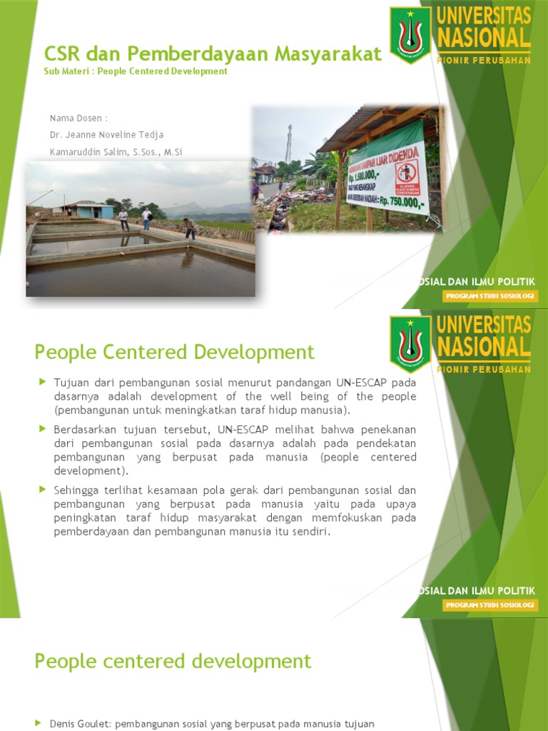 People Centered Development | PDF