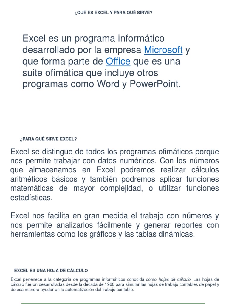 Excel Basico | PDF | Microsoft Excel | Microsoft Office