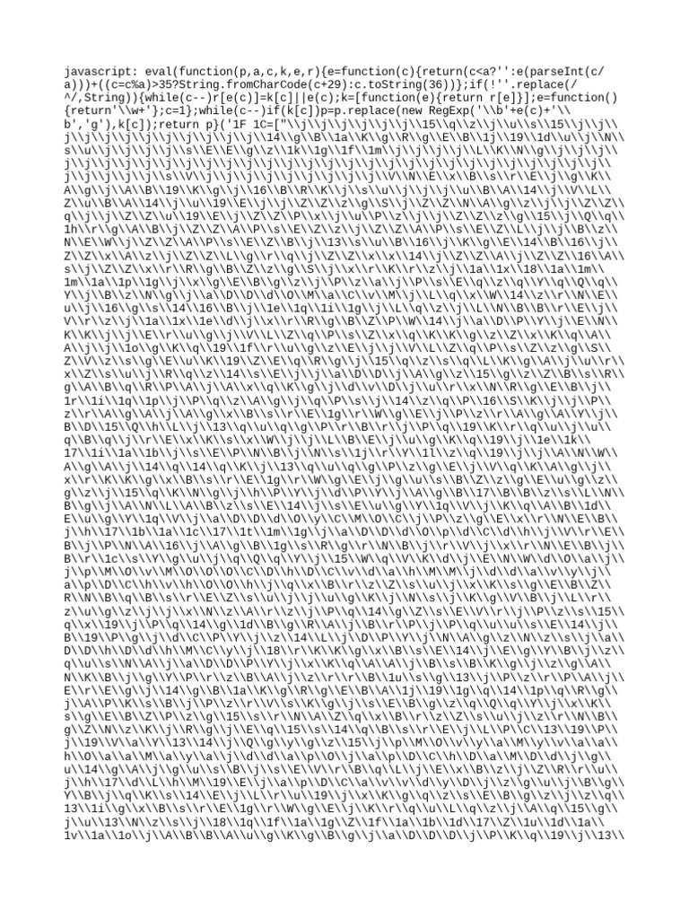 JavaScript Obfuscation Guide | PDF | Computer Programming | Software Engineering