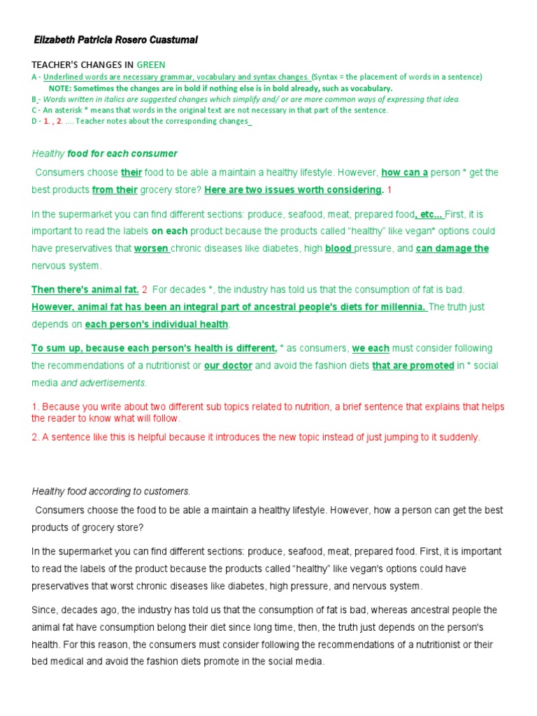 Elizabeth Patricia Rosero Cuastumal | PDF | Foods | Diet (Nutrition)