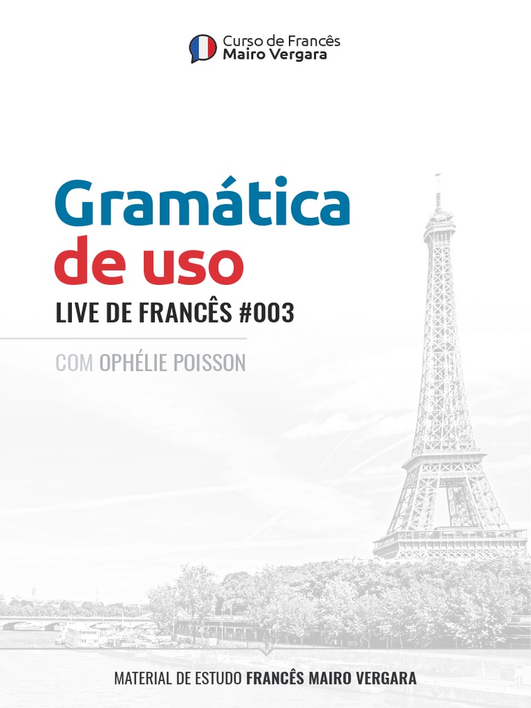 Imperativo em Francês: Live #003 | PDF | Francês (idioma) | Ciência ...