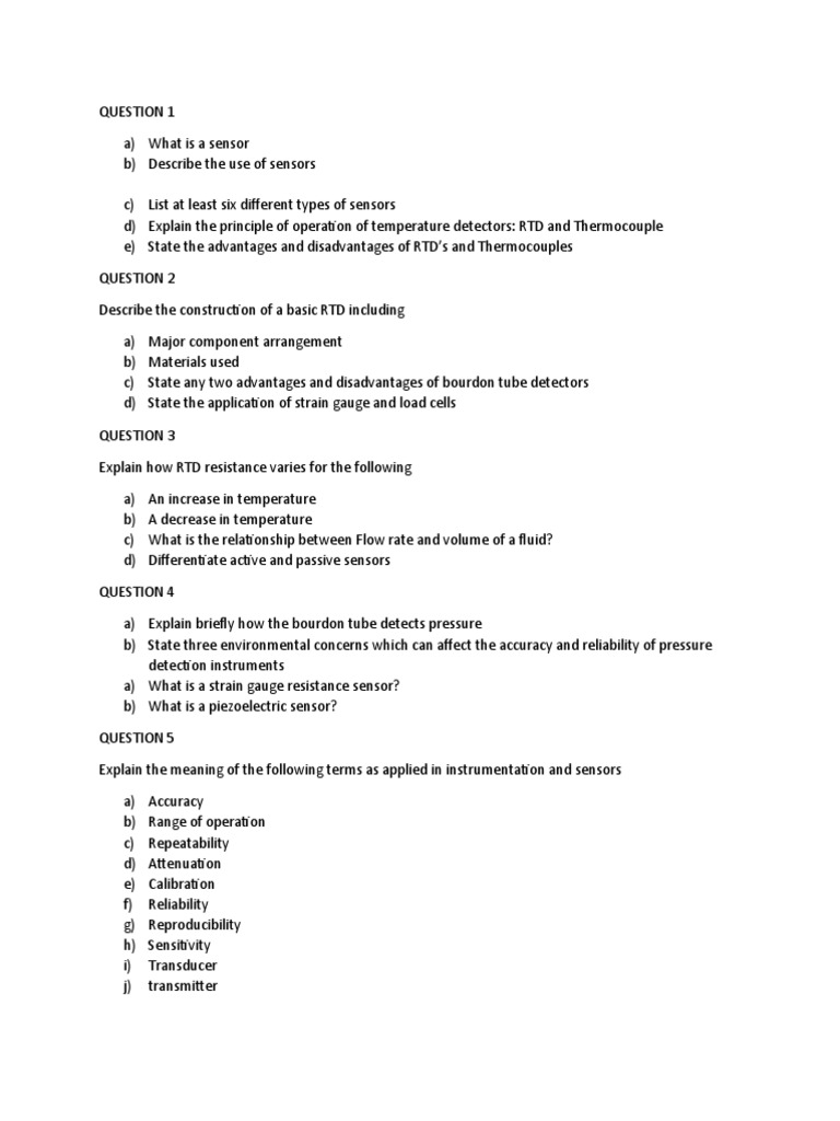 Sensor Technology | PDF | Teaching Methods & Materials | Science & Mathematics