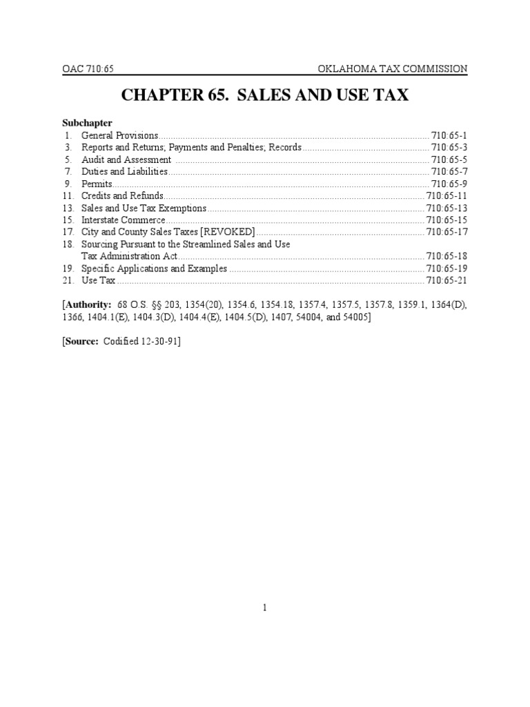 Rule 6510 | PDF | Use Tax | Sales Taxes In The United States