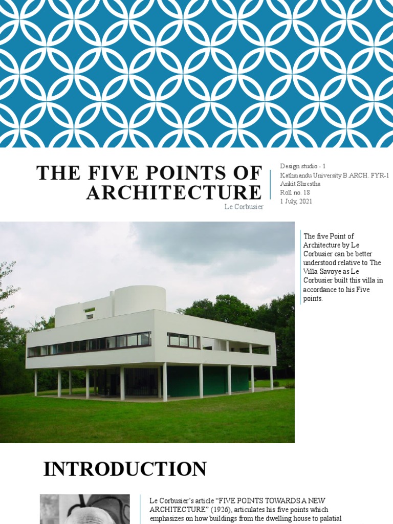 Le Corbusier's Five Points of Architecture | PDF | Economic Sectors ...