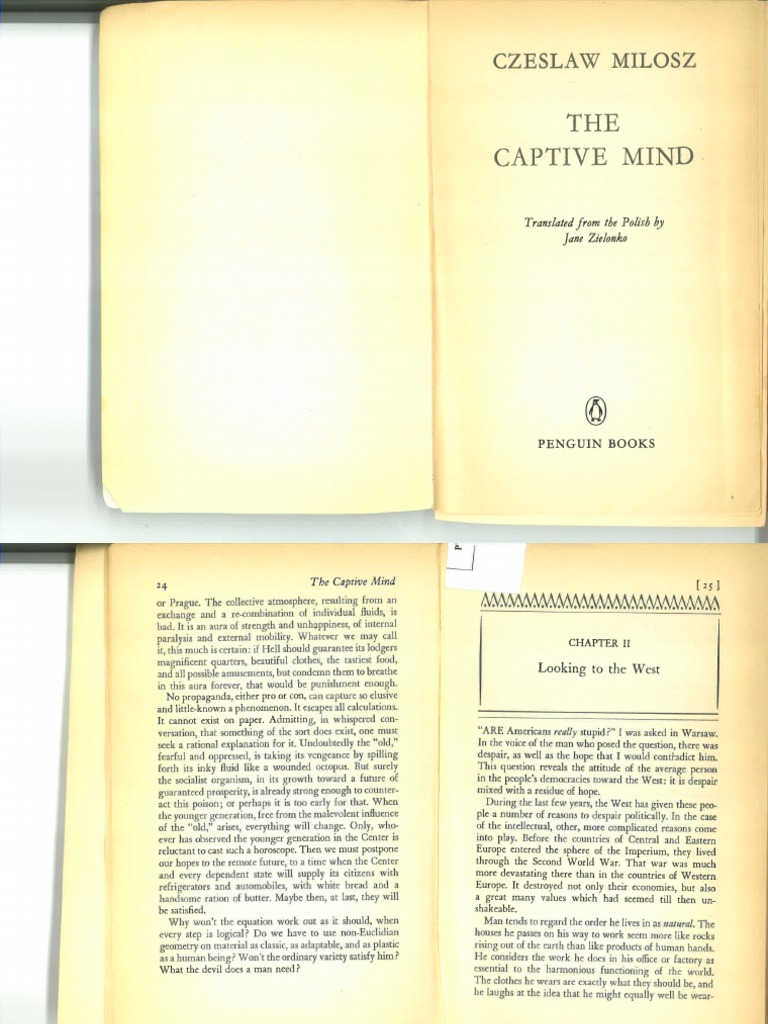 Milosz - Captive Mind | PDF
