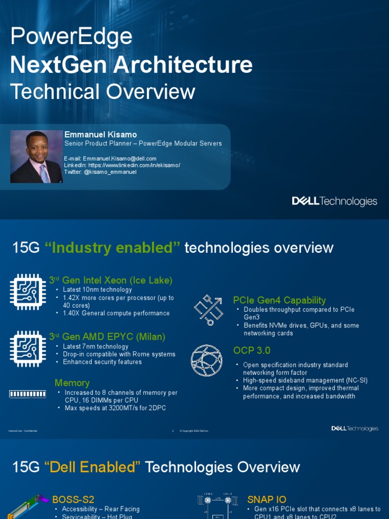 PowerEdge Architecture Technical Overview | PDF | Integrated Circuit ...