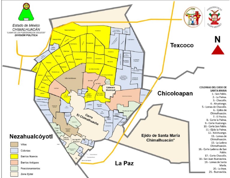 Mapa Chimalhuacan | PDF