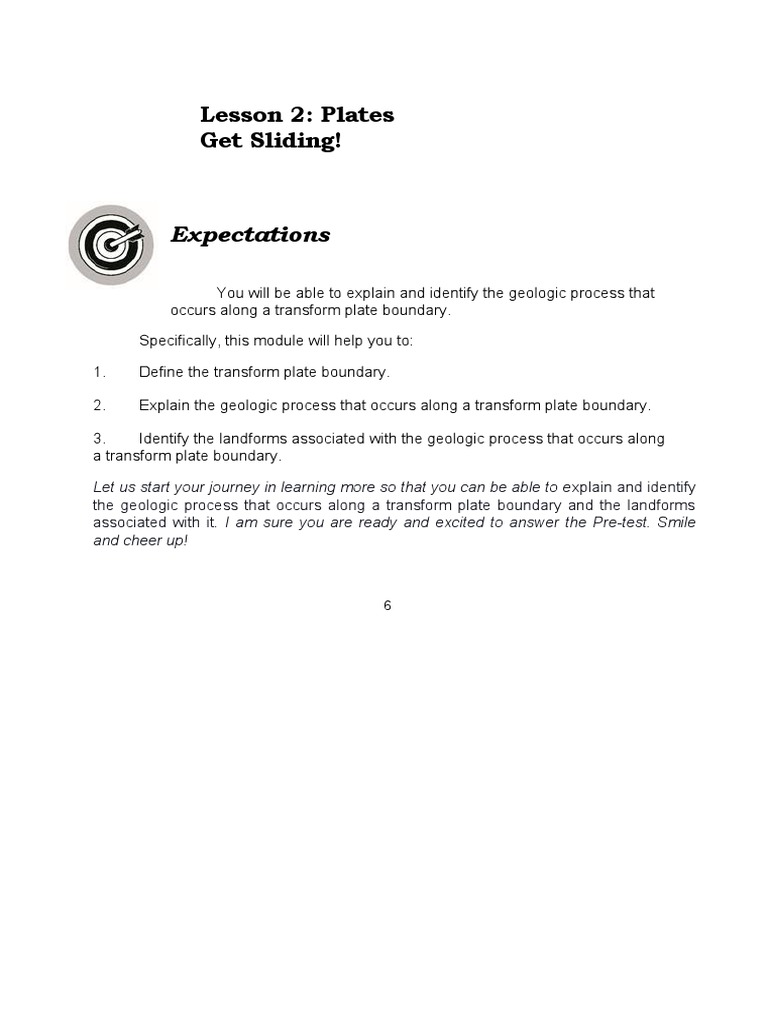 Module 6 Lesson 2 | PDF | Plate Tectonics | Earth Sciences