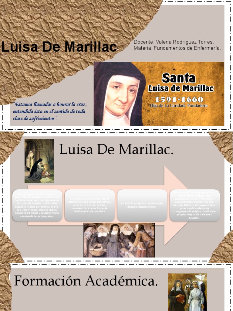 Biografía de Santa Luisa de Marillac | PDF