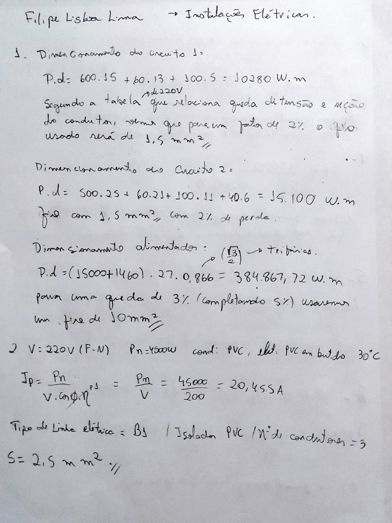 RESOLUÇÃO DA LISTA DE EXERCÍCIOS | PDF RESOLUÇÃO DA LISTA DE EXERCÍCIOS | PDF