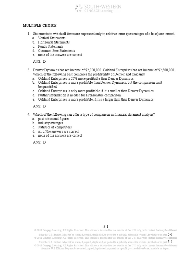 Chapter 5 Basics of Analysis Multiple CH | PDF | Equity (Finance ... Chapter 5 Basics of Analysis Multiple CH | PDF | Equity (Finance ...