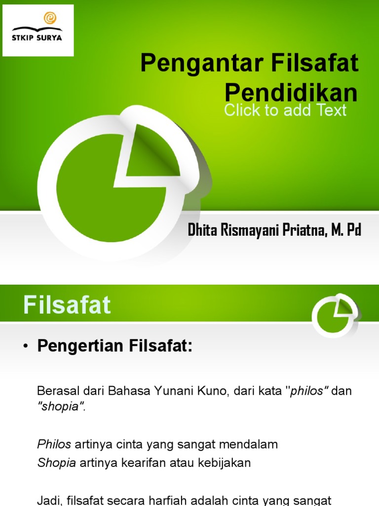 Pengantar Filsafat Pendidikan Pdf