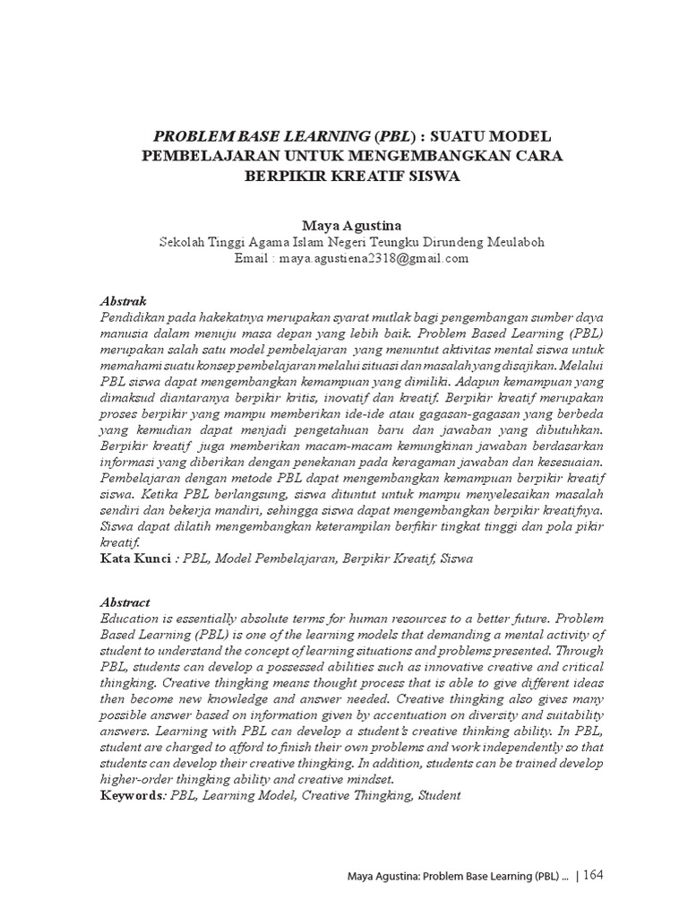 Problem Based Learning | PDF