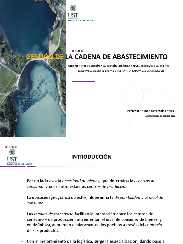 Clase 1 - LogÃ - Stica de Los Negocios y La Cadena de Suministros | PDF | Logística | Gestión de ...