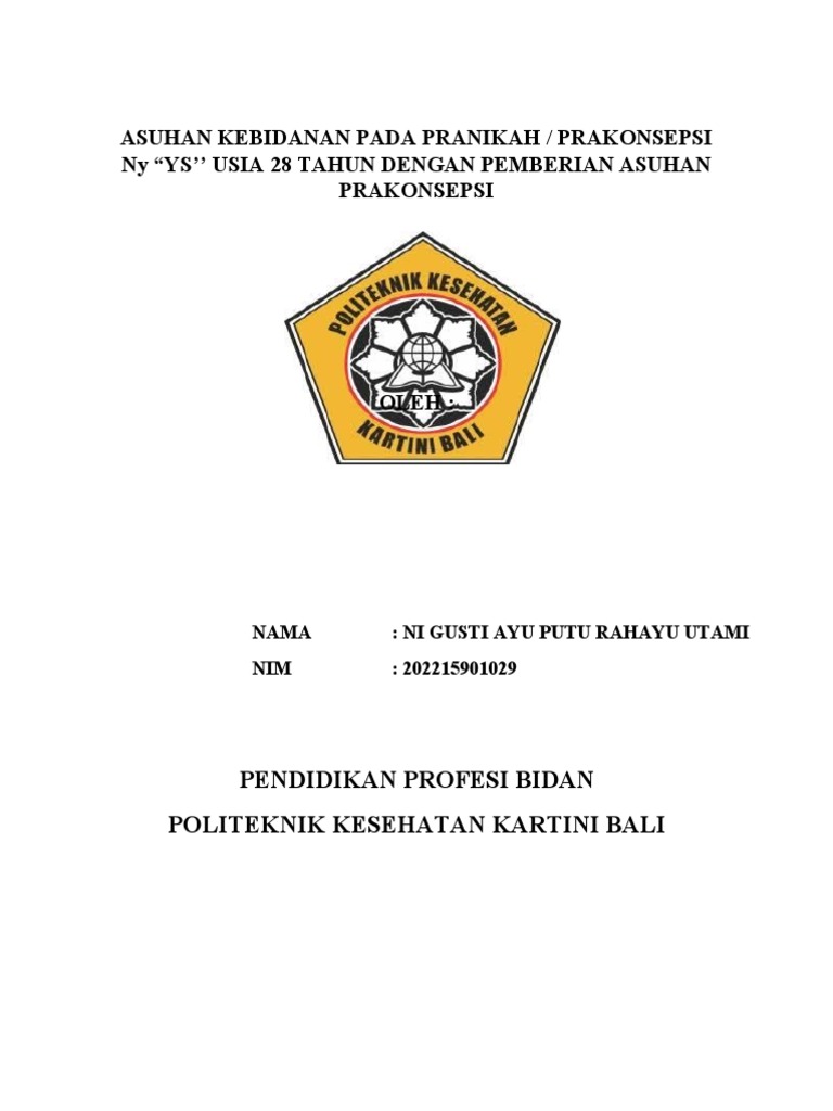 Askeb-1 Pranikah Dan Prakonsepsi | PDF