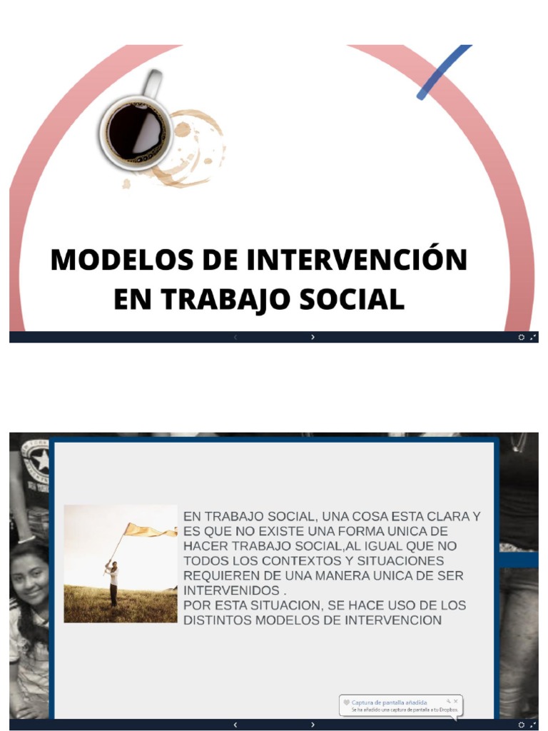 5 Modelos de Intervencion T.S.C | PDF