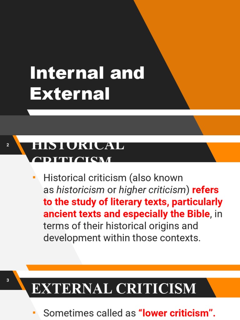 Historical Criticism | PDF | Truth | Witness