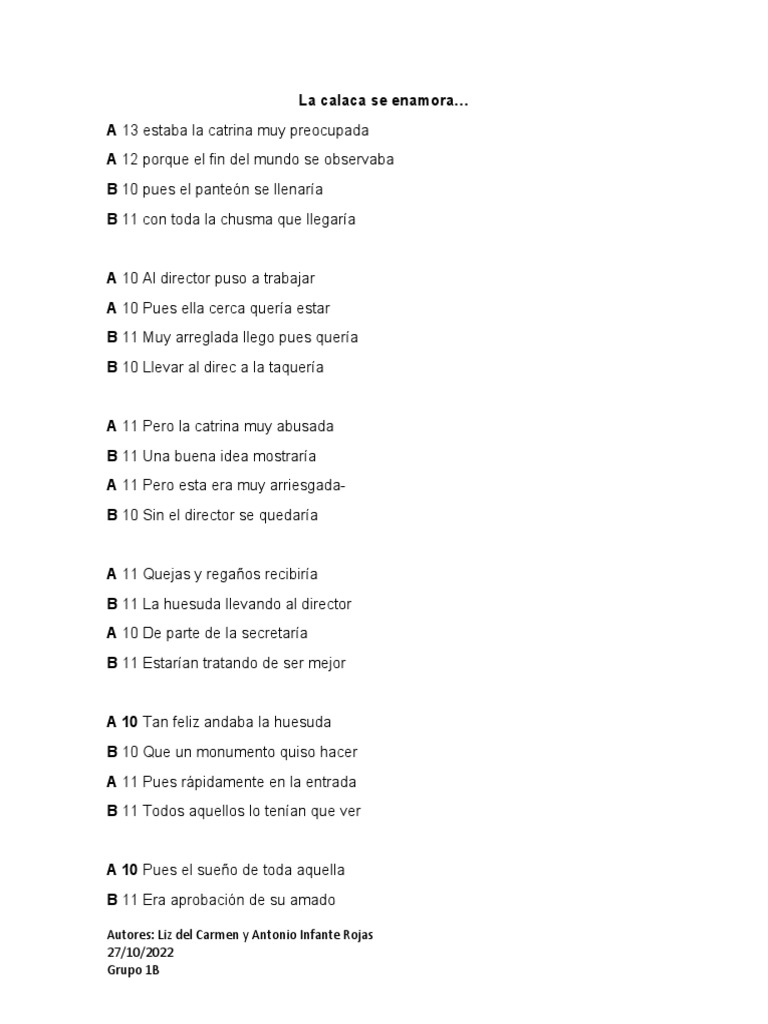 La Calaca Se Enamora... | PDF