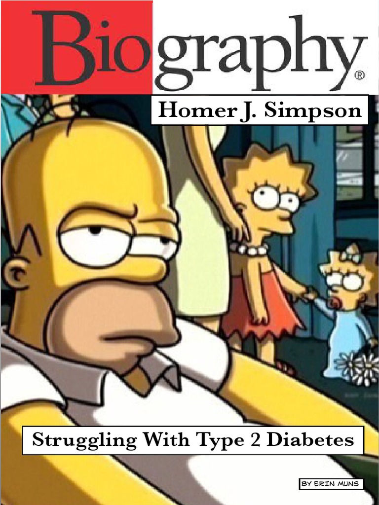 Homer J. Simpson: Struggling With Type 2 Diabetes | PDF | Dieting | Insulin