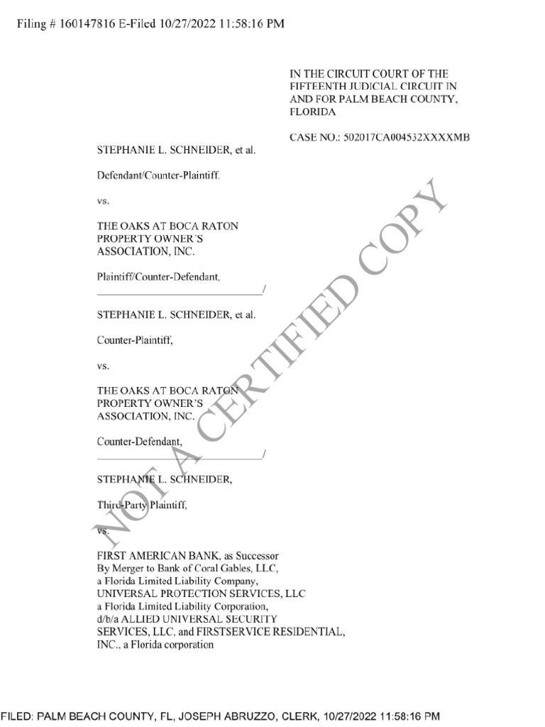196 Plaintiffs' Motion For Reconsideration of The Order On Summary Judgment 10.27.2022 | PDF ...