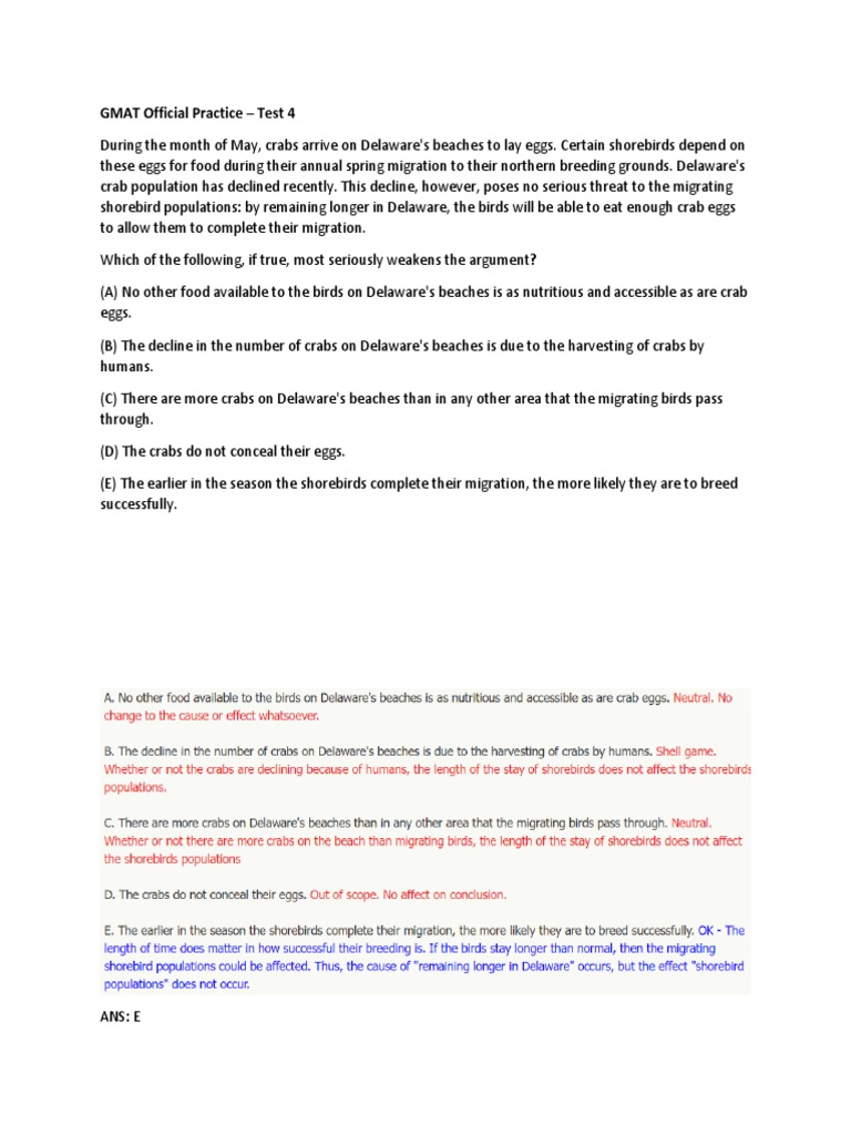 GMAT Official Practice | PDF | Unemployment | Employment