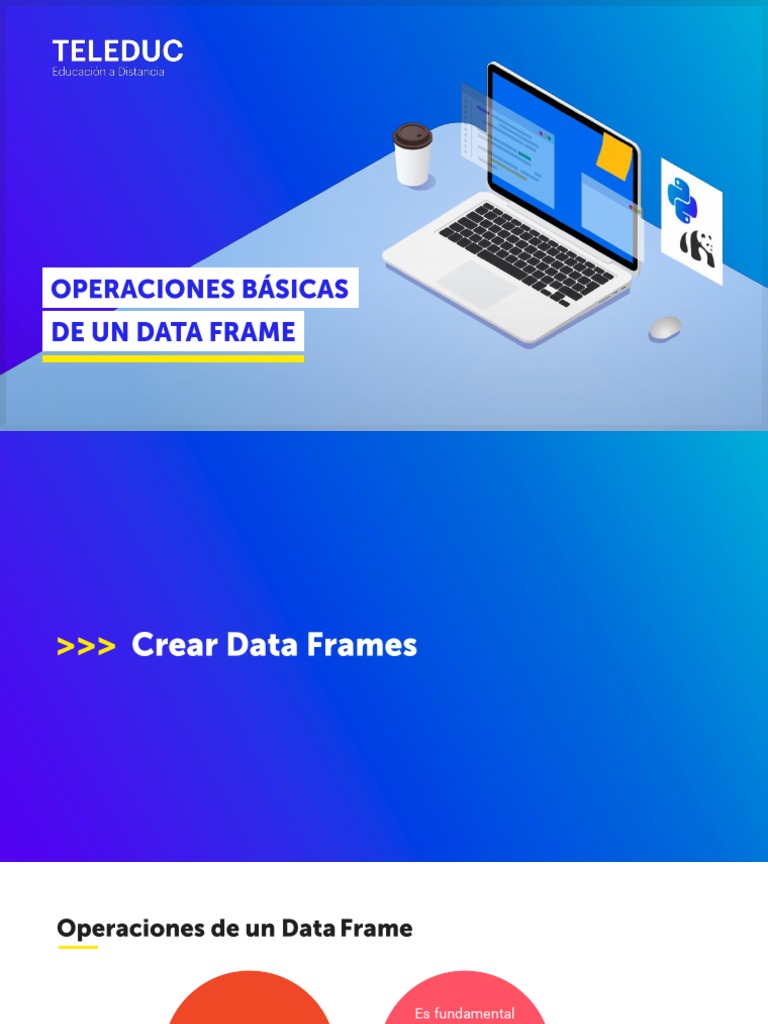 Operaciones Básicas de Un Data Frame | PDF | Archivo de computadora | Python (lenguaje de ...