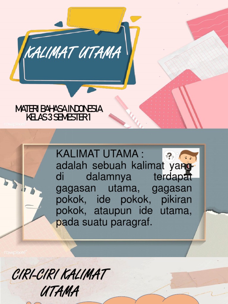 Kalimat Utama Kelas 3 | PDF
