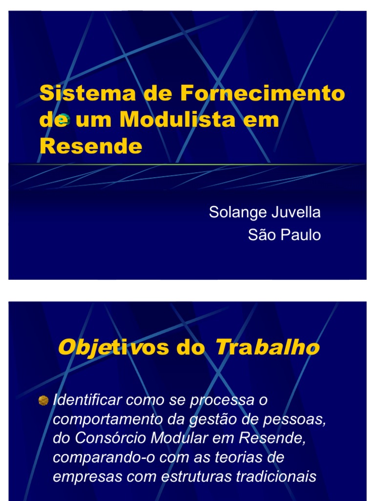 O que é consórcio modular? | PDF