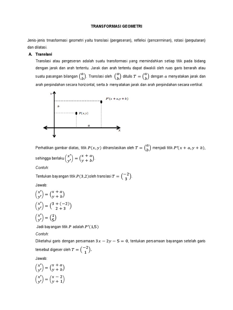 Transformasi Geometri | PDF