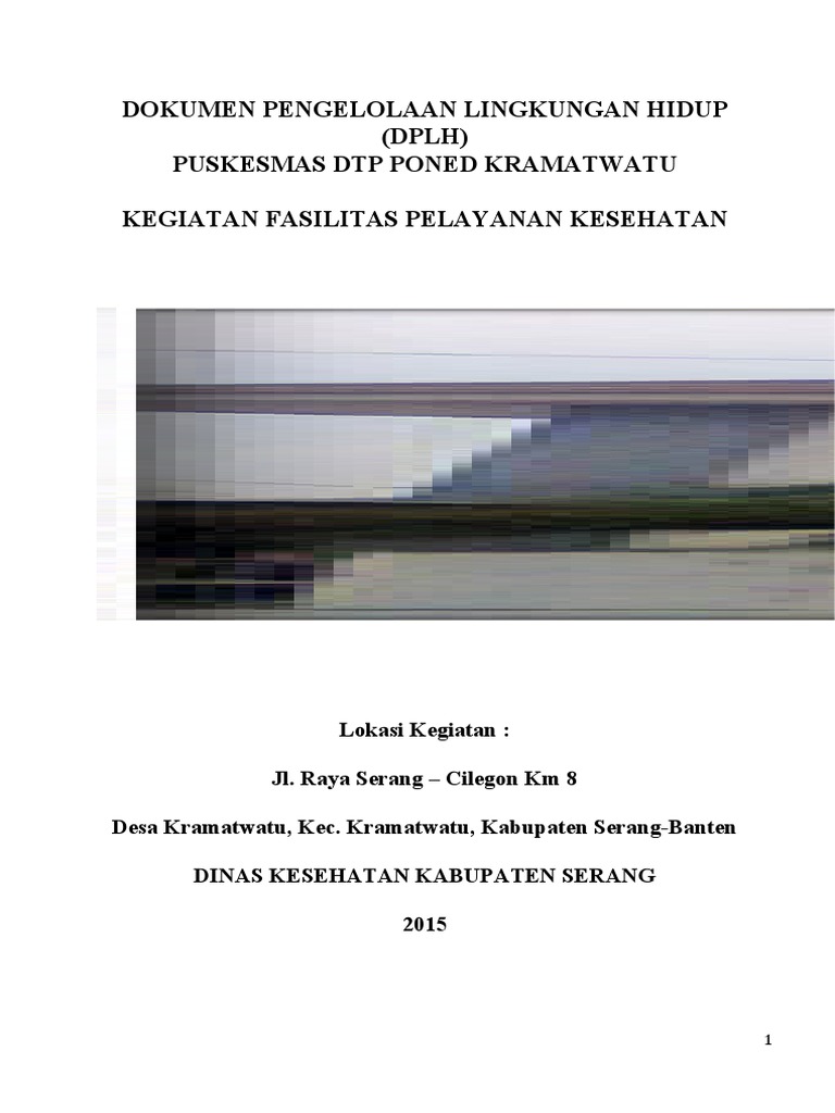 DPLH Puskesmas | PDF