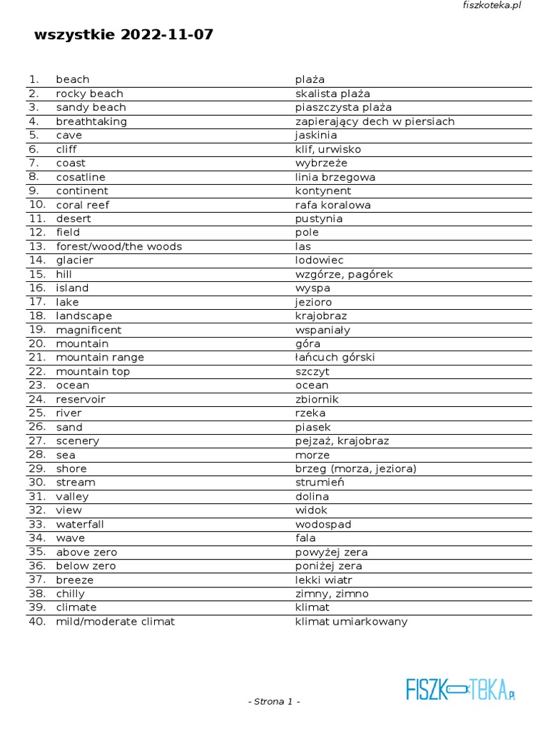 Wszystkie 2022-11-07 Sciaga | PDF