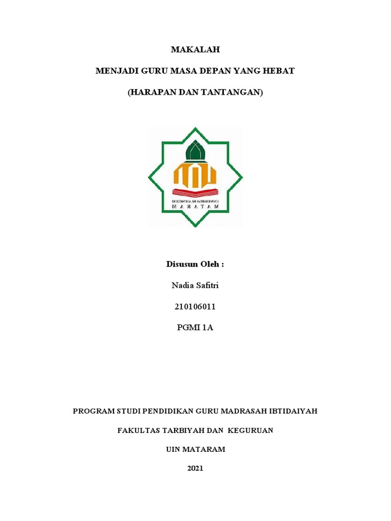 Guru Masa Depan Yang Hebat | PDF