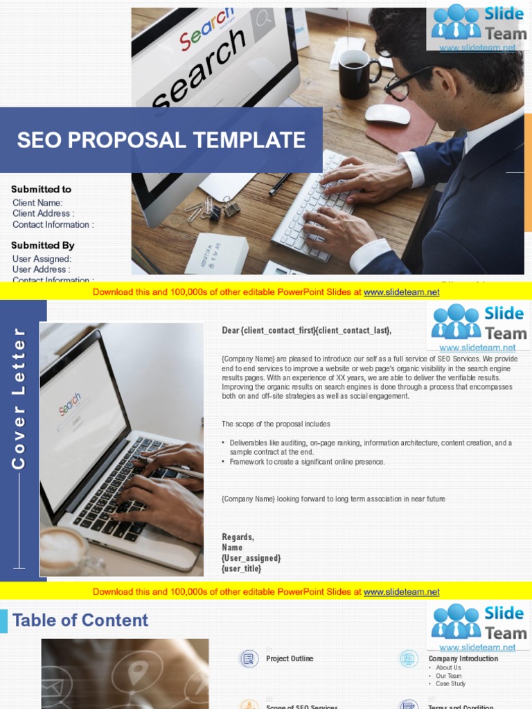 Seo Proposal Template: Client Name | PDF | Search Engine Optimization | Computing