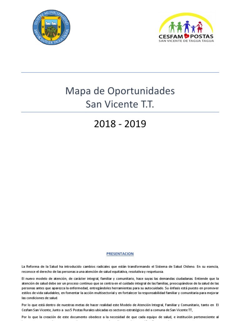 Mapa Oportunidades 2018 PDF | PDF | Pensión | Trabajo Social