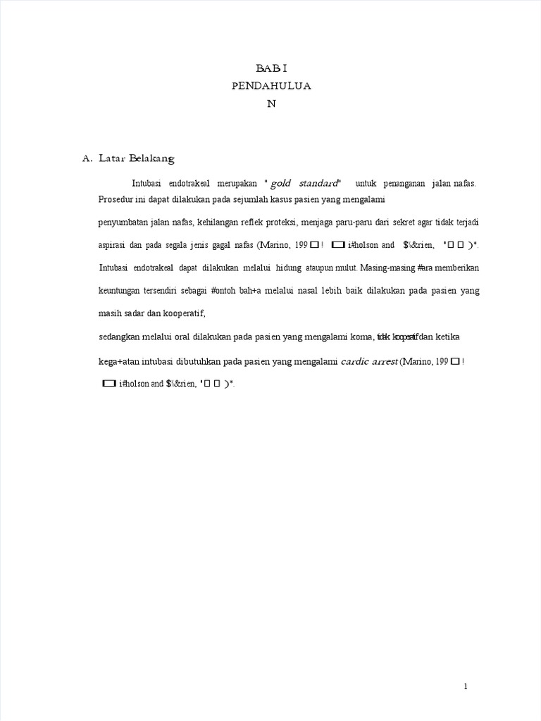 Panduan Intubasi Endotrakeal Lengkap | PDF