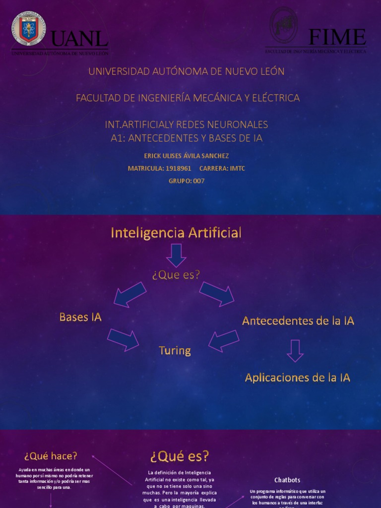 A1 Inteligencia Artificial Antecedentes y Bases IA | PDF | Inteligencia ...
