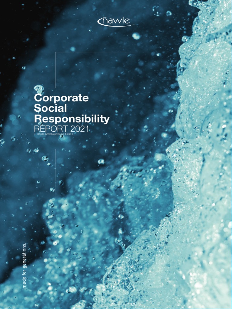 CSR Report Hawle en 2021-08-31 | PDF | Supply Chain | Occupational ...