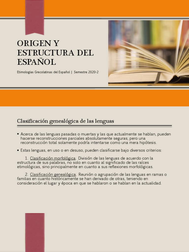Origen y Estructura Del Español | PDF | Lengua española | latín