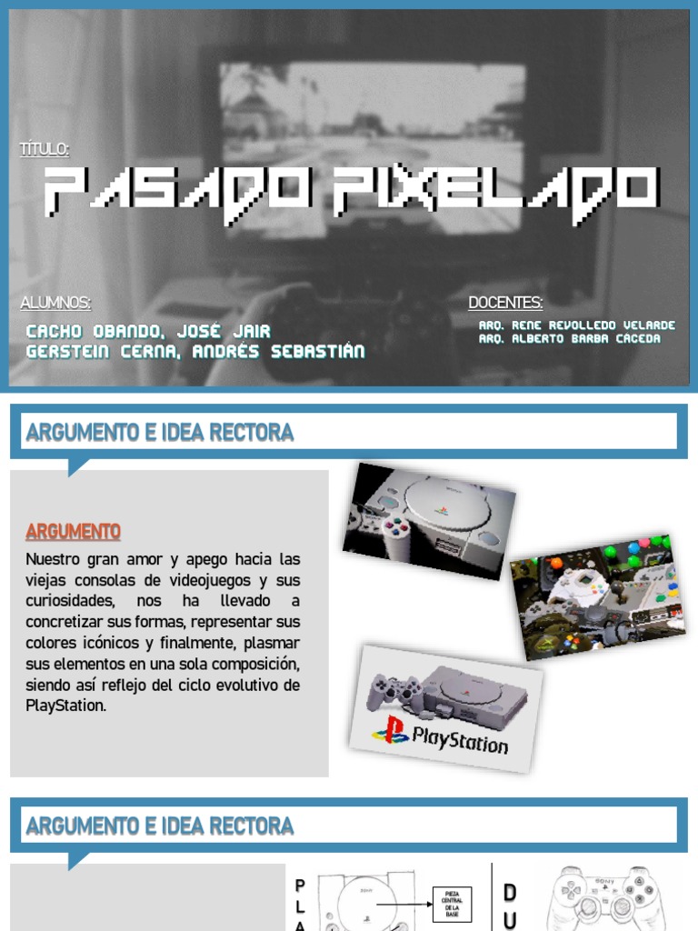 Composición Volumétrica de PlayStation | PDF | Estación de juegos | Juegos de consolas