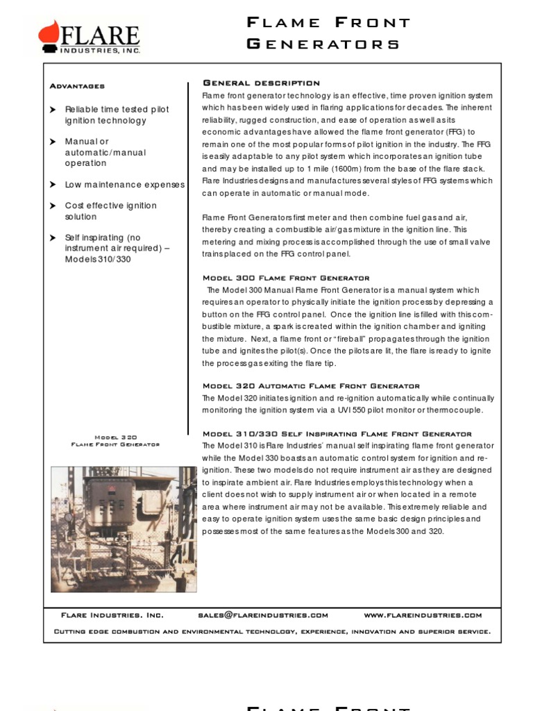 6 Flame Front Generators 1 | Download Free PDF | Combustion | Ignition ...