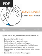 5 Moments for Hand Hygiene Poster | PDF | Health Sciences | Medicine