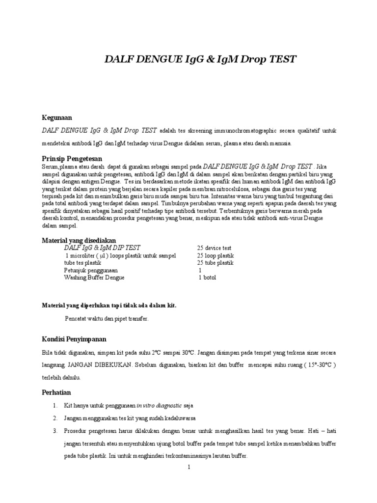 Insert Dengue Merlin Card | PDF