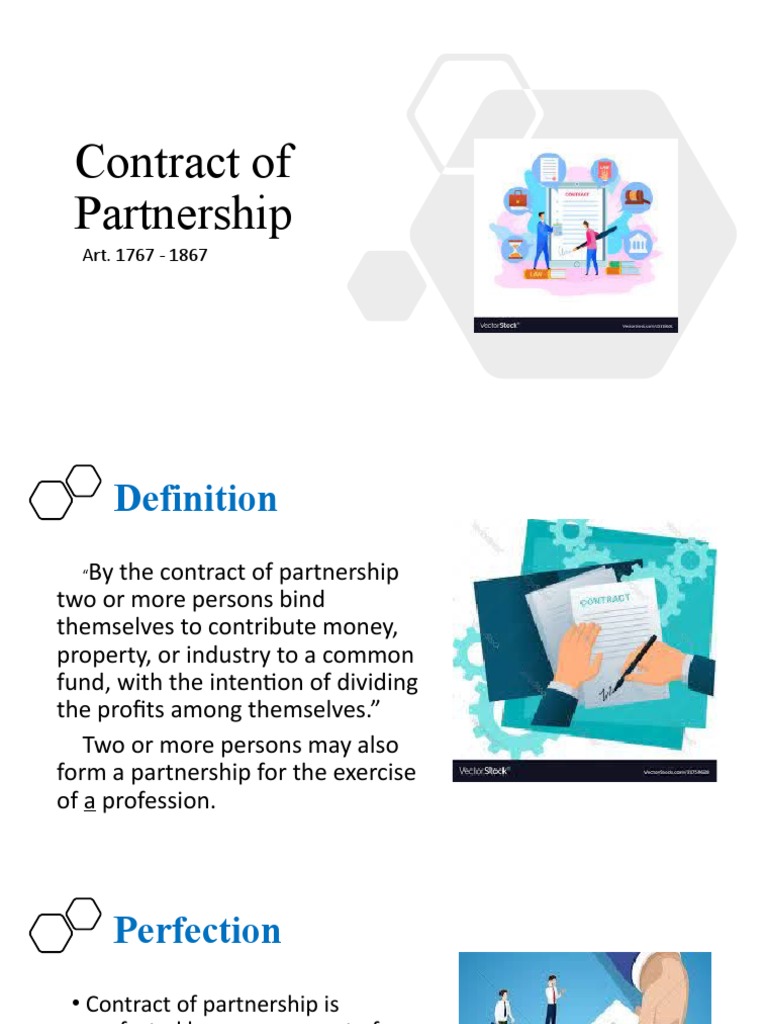Contract of Partnership | PDF | Partnership | Law Of Agency