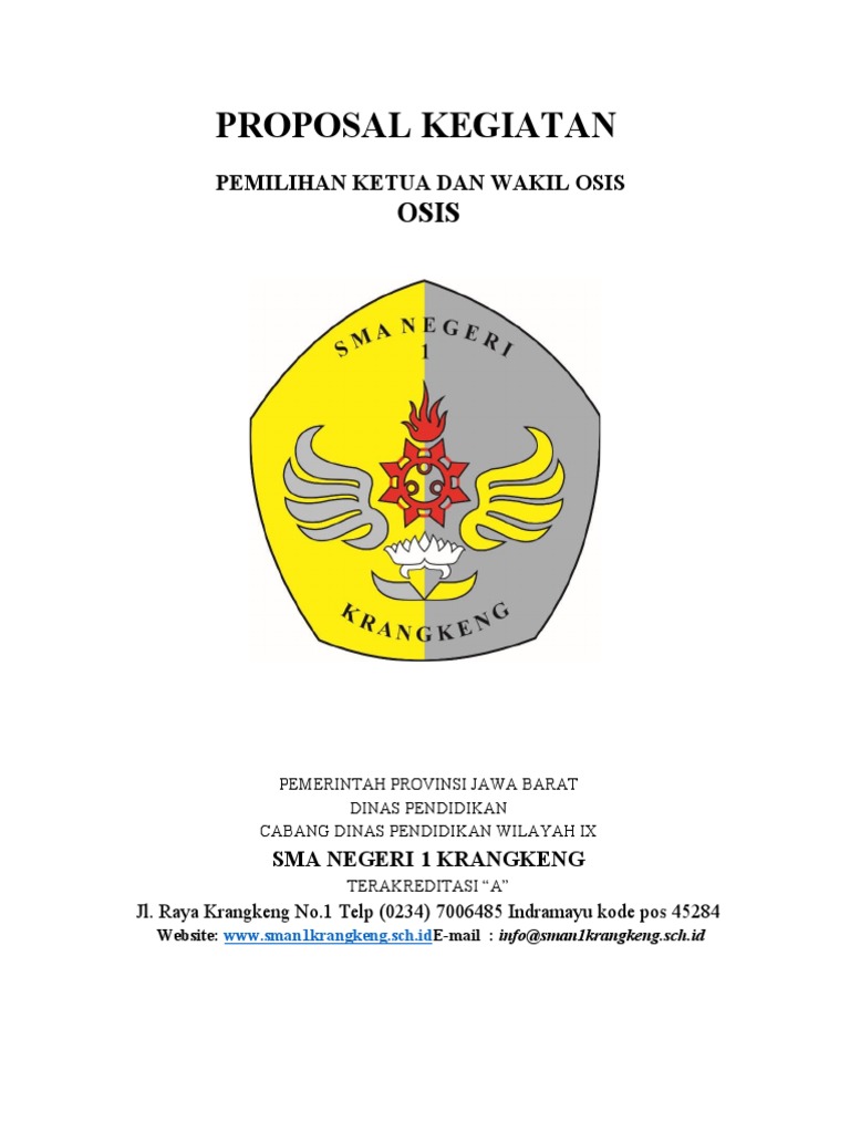 Pemilihan OSIS SMA Negeri 1 Krangkeng | PDF